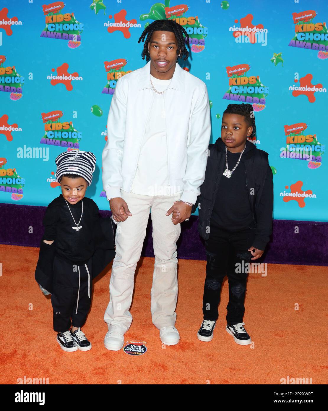 Lil Baby arrives at The 2023 Nickelodeon Kids Choice Awards held at The ...