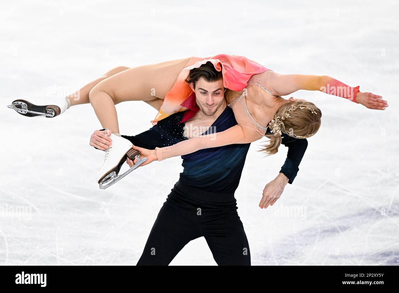 Phebe BEKKER & James HERNANDEZ (GBR), during Junior Ice Dance Free ...