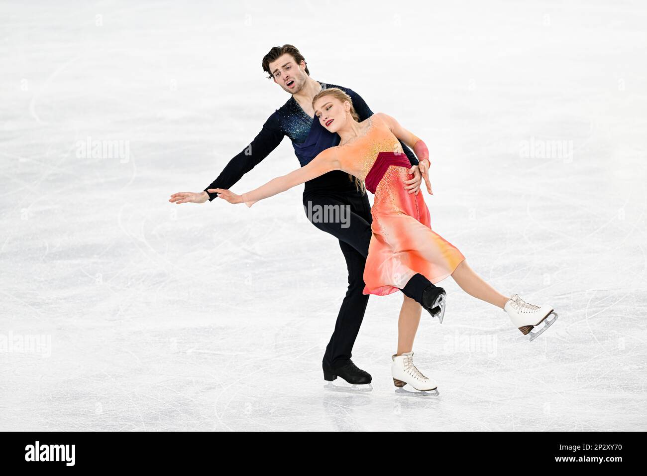 Phebe BEKKER & James HERNANDEZ (GBR), during Junior Ice Dance Free ...
