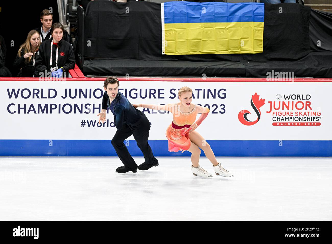 Phebe BEKKER & James HERNANDEZ (GBR), during Junior Ice Dance Free ...
