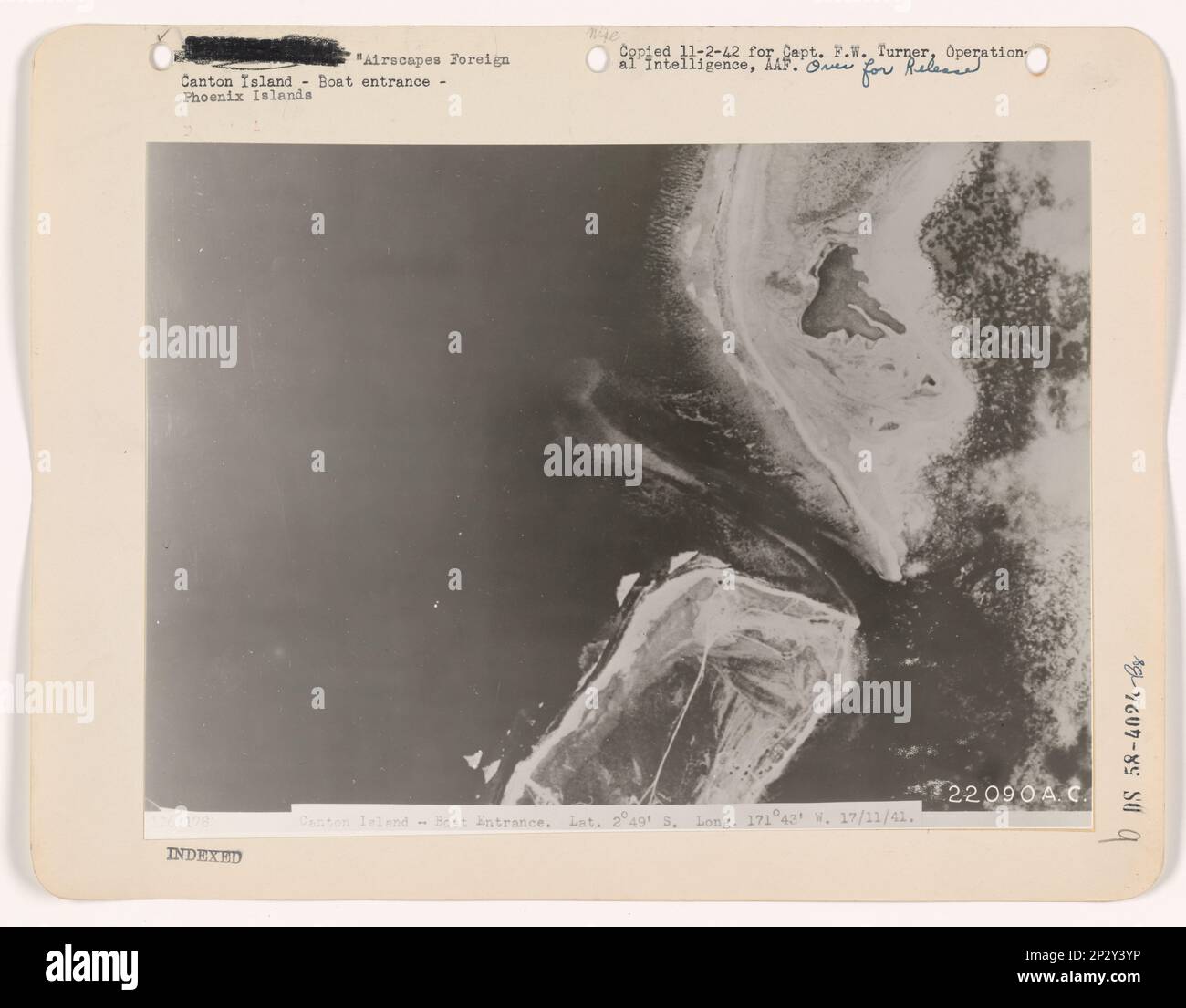 Phoenix Island - Phoenix Island, Aerial Photograph Stock Photo - Alamy
