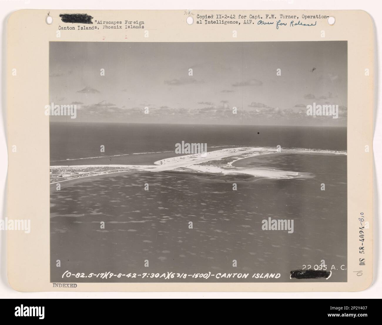 Phoenix Island - Phoenix Island, Aerial Photograph Stock Photo - Alamy
