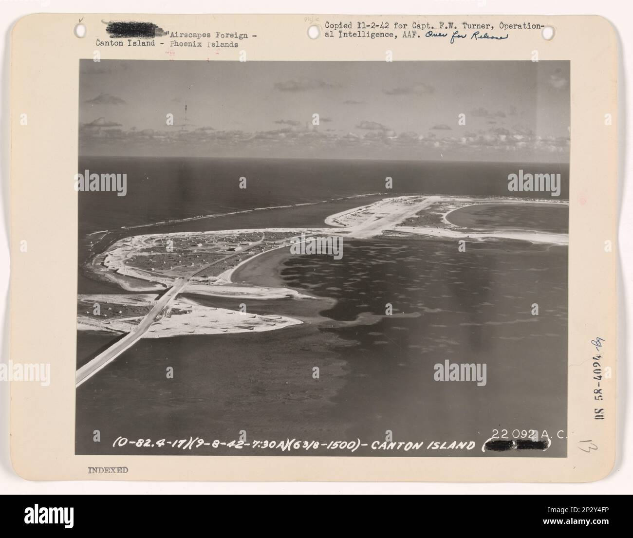 Phoenix Island - Phoenix Island, Aerial Photograph Stock Photo - Alamy