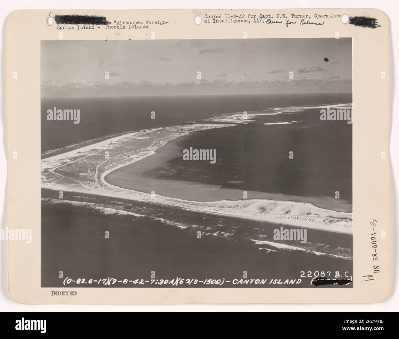 Phoenix Island - Phoenix Island, Aerial Photograph Stock Photo - Alamy