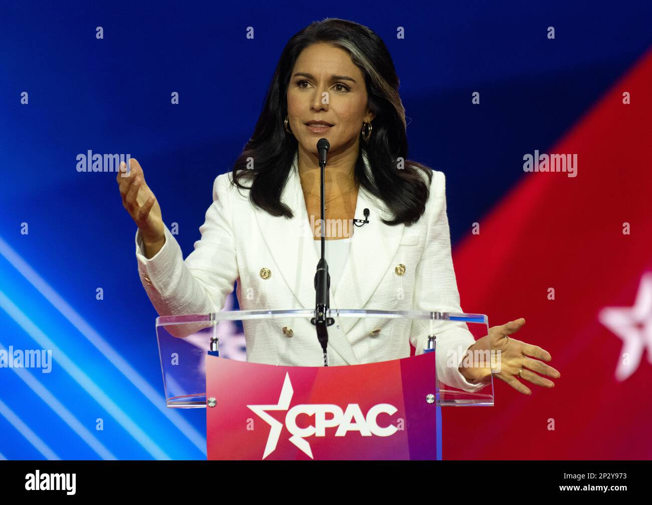 Former US Representative Tulsi Gabbard (Democrat of Hawaii), Lieutenant ...