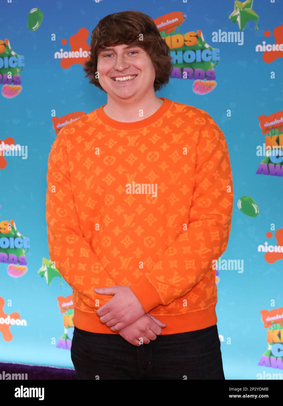 Matthew Beem arrives at the Nickelodeon Kids' Choice Awards on Saturday ...