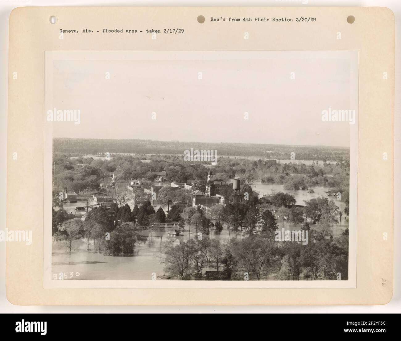 Floods - Alabama - Geneva, Aerial Photograph Stock Photo - Alamy