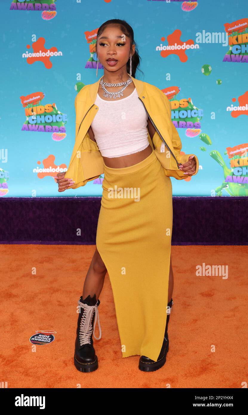 That Girl Lay Lay arrives at the Nickelodeon Kids' Choice Awards on ...