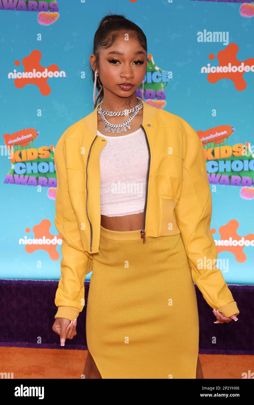 That Girl Lay Lay arrives at the Nickelodeon Kids' Choice Awards on ...