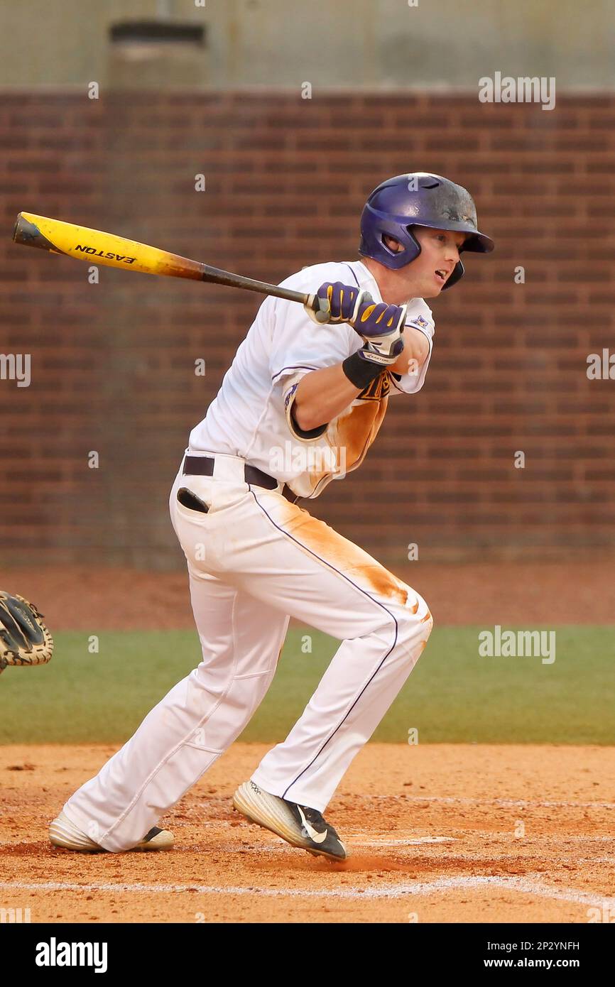 MAY 12 2015: Hunter Allen of ECU during NCAA Baseball action between ...