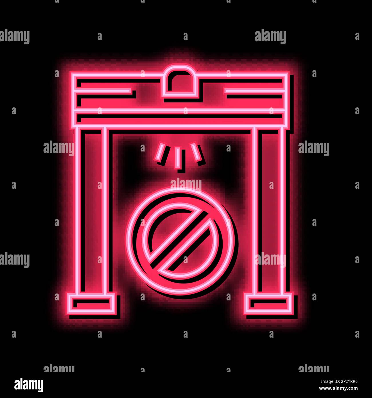 metal detector frame color icon vector illustration Stock Vector Image ...