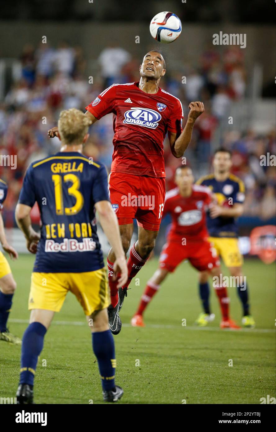 15 May 2015 - FC Dallas forward Tesho Akindele (#13) during the MLS ...