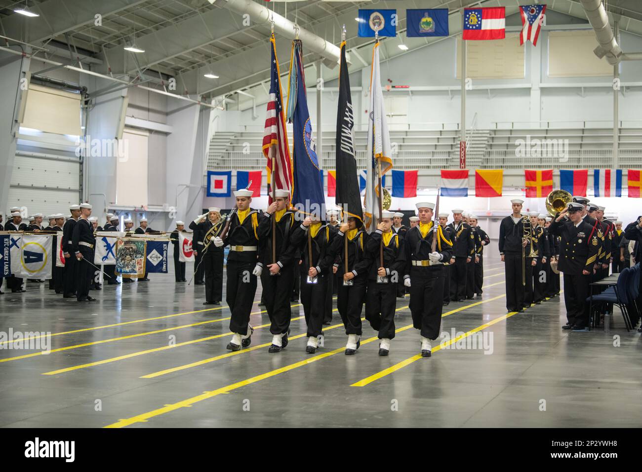 The Navy’s newest Sailors graduate boot camp during Pass-in-Review at U ...