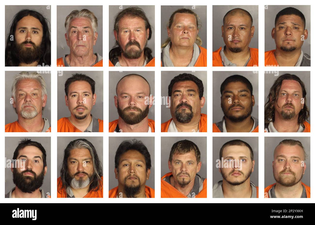 This combination of booking photos provided by the McLennan County ...