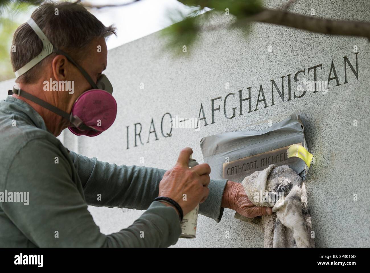 In this Saturday, May 16, 2015 photo, Scott A. Erway of Huron Granite ...