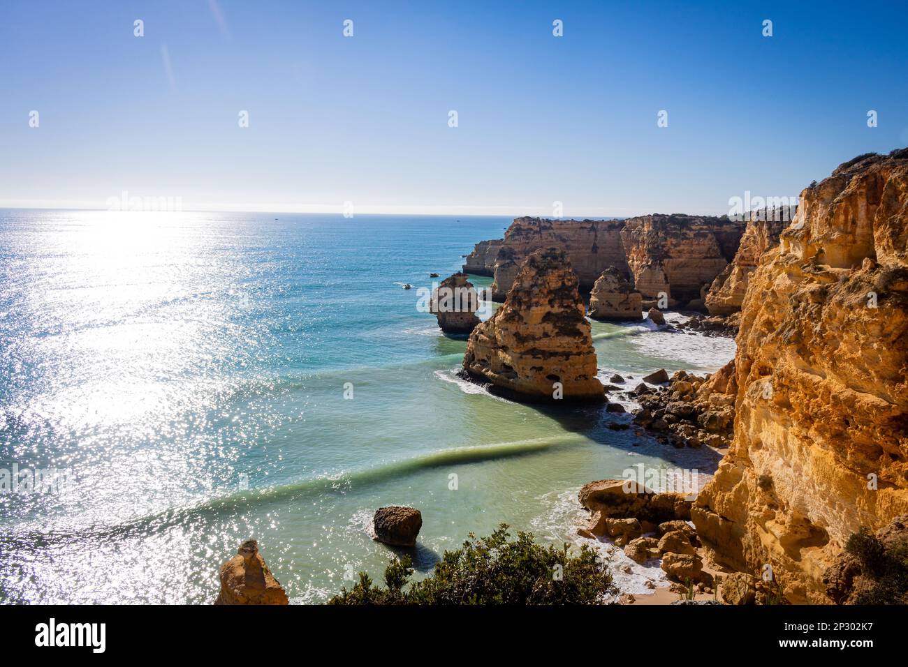 Explore one of the most famous beaches in the world in the Algarve ...