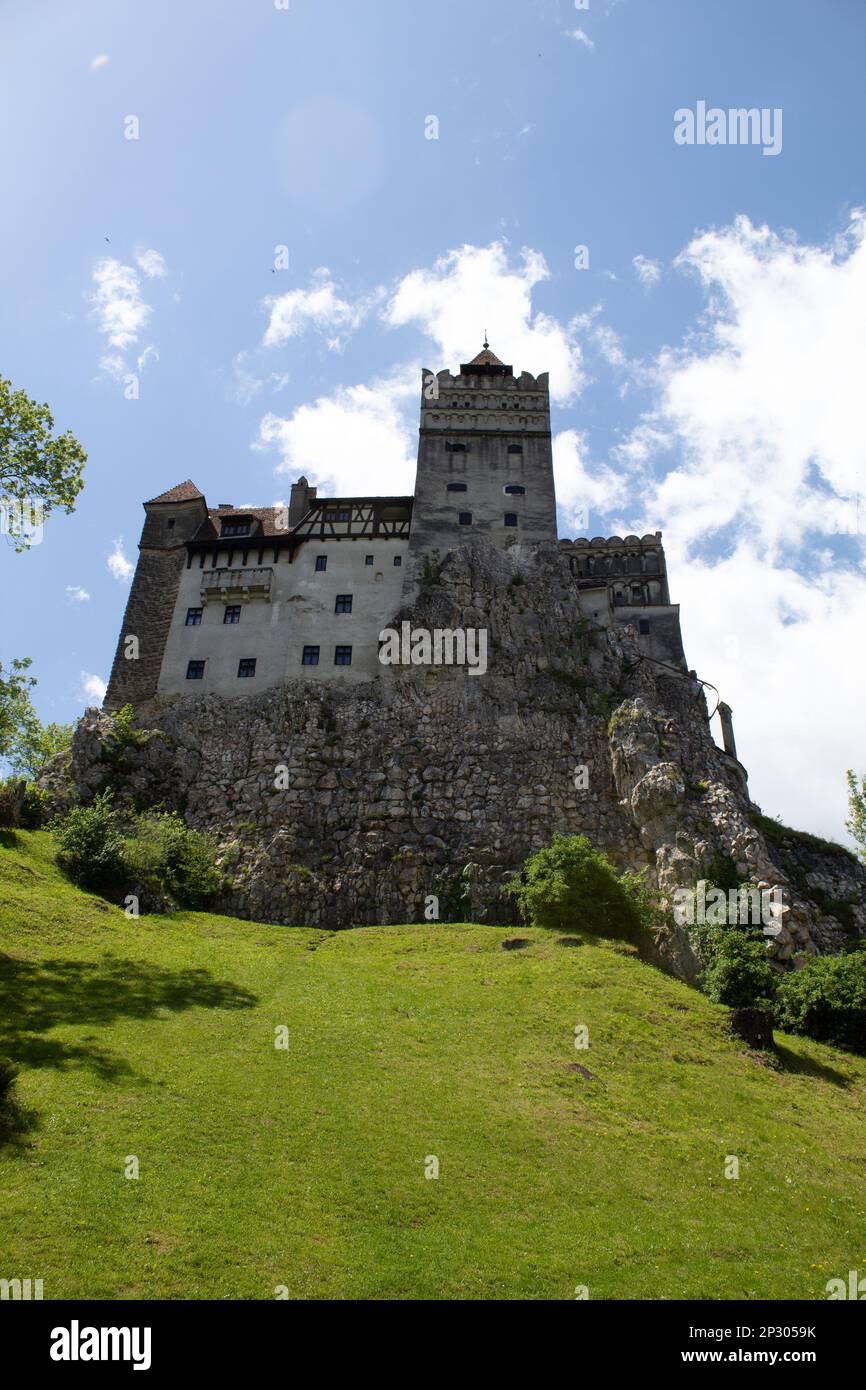 Bran (Sometimes called Dracula's) Castle, on the border of Transylvania ...