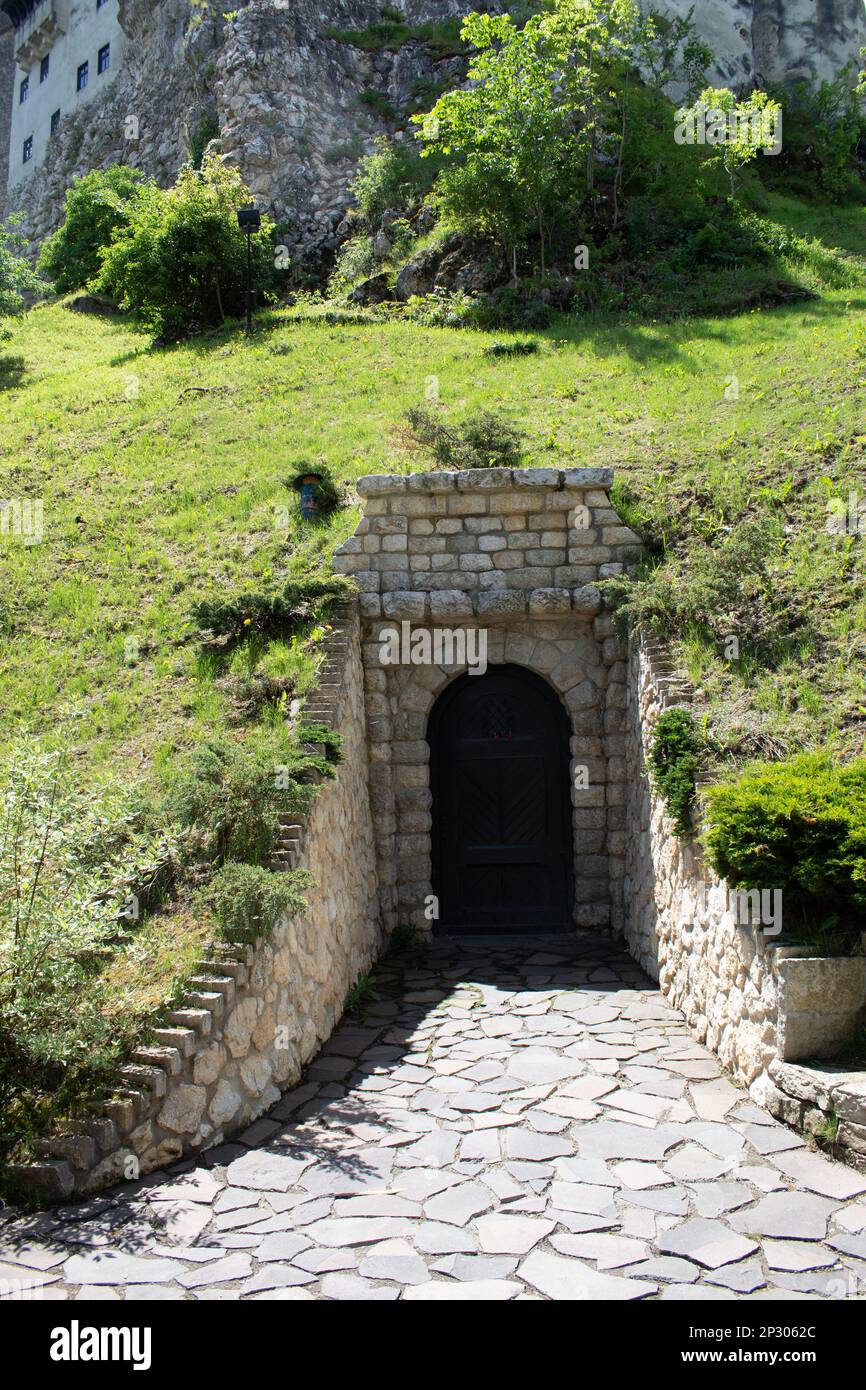 Bran (Sometimes called Dracula's) Castle, on the border of Transylvania ...