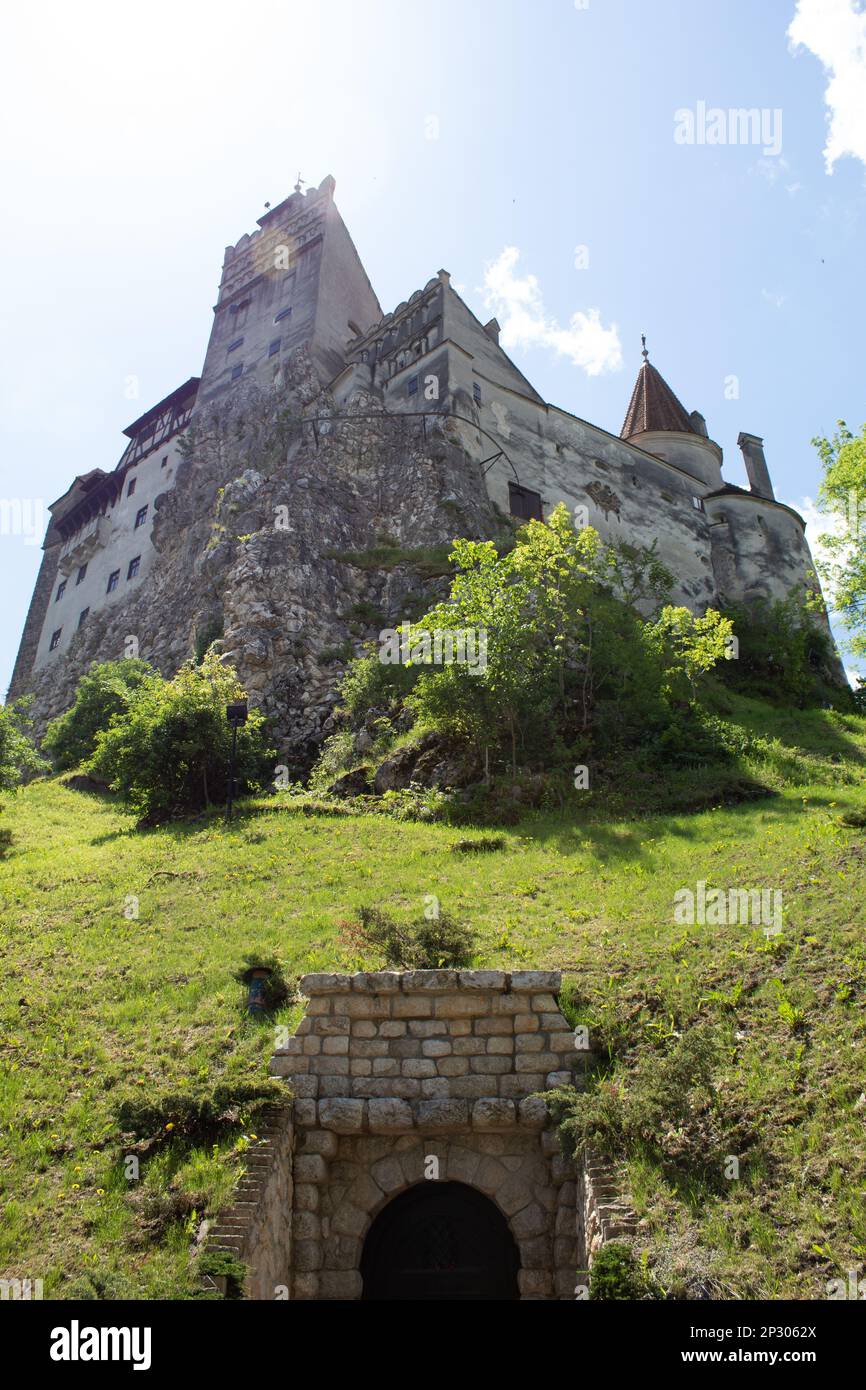 Bran (Sometimes called Dracula's) Castle, on the border of Transylvania ...