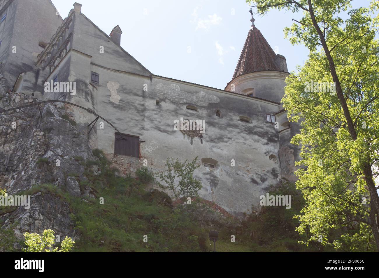 Bran (Sometimes called Dracula's) Castle, on the border of Transylvania ...