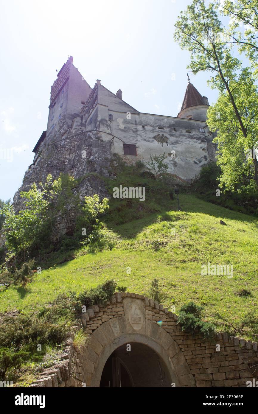 Bran (Sometimes called Dracula's) Castle, on the border of Transylvania ...