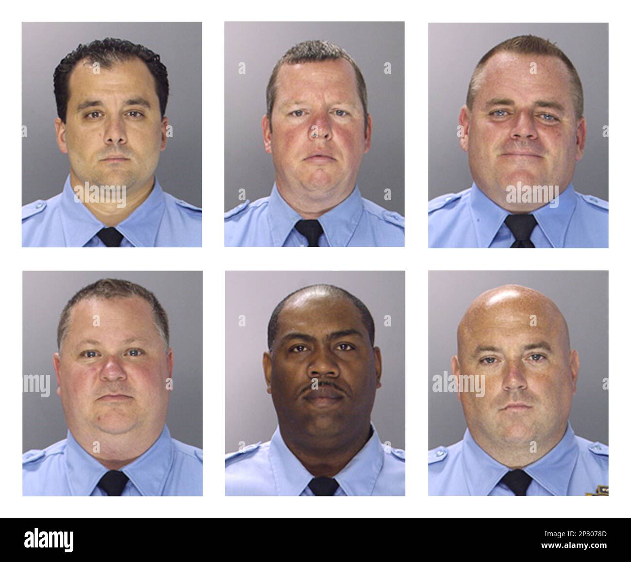 This undated photo combination provided by the Philadelphia Police ...