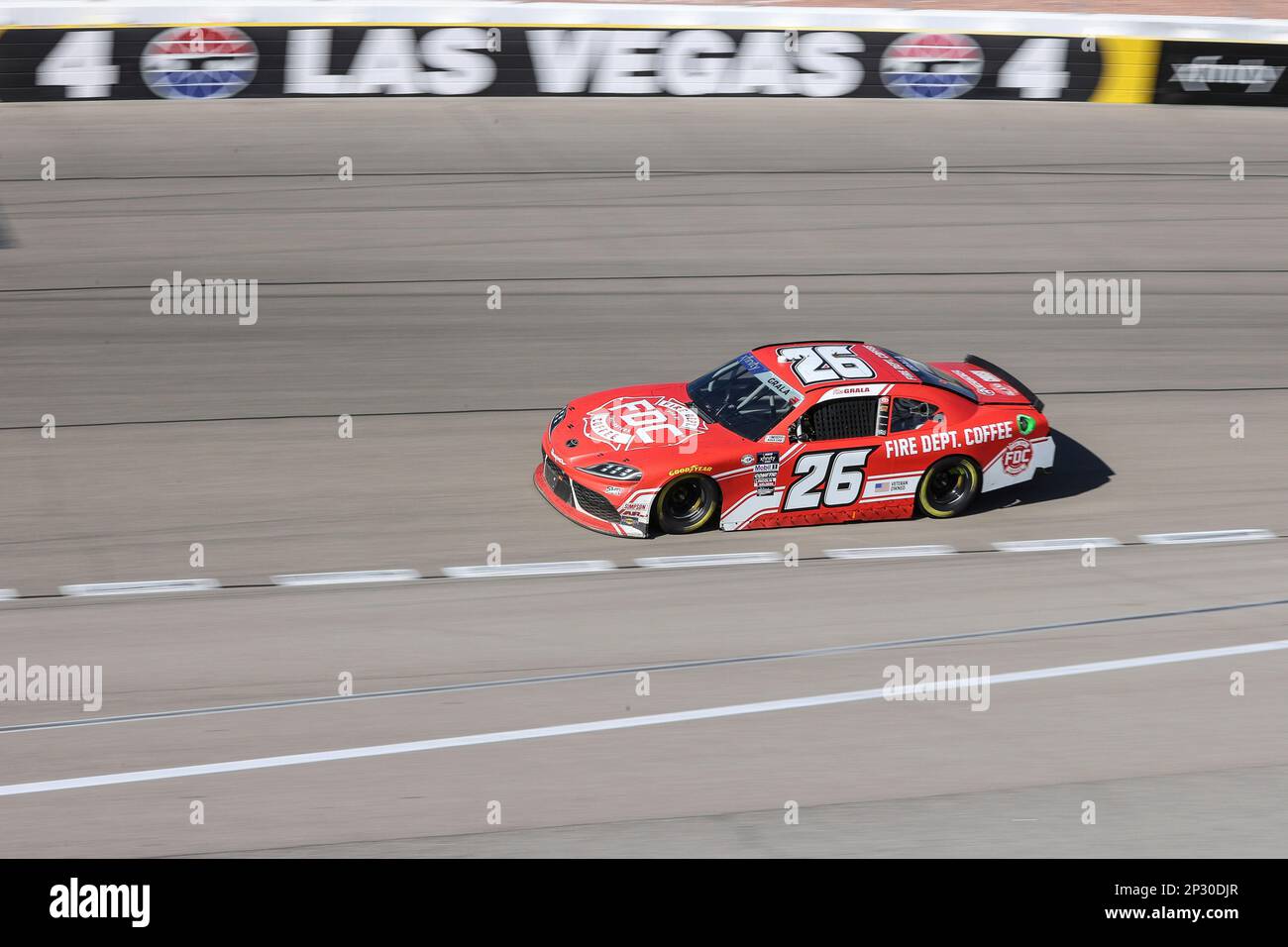 LAS VEGAS, NV - MARCH 04: Kaz Grala (#26 Sam Hunt Racing Fire ...