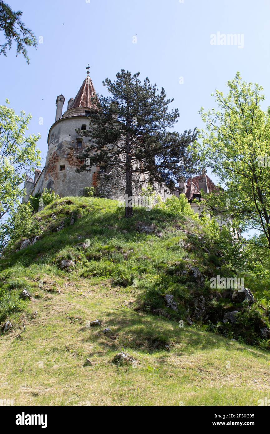 Bran (Sometimes called Dracula's) Castle, on the border of Transylvania ...