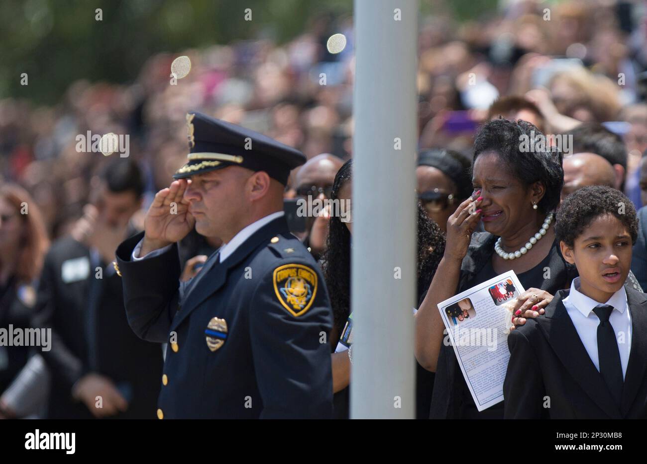 Corpus Christi Police Department Acting Chief Mike Markle, left ...
