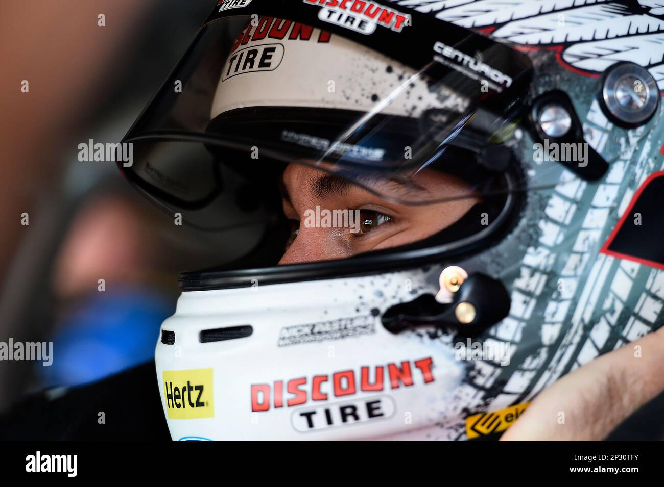Joey Logano (22) during practice for the NASCAR Xfinity Series Winn ...