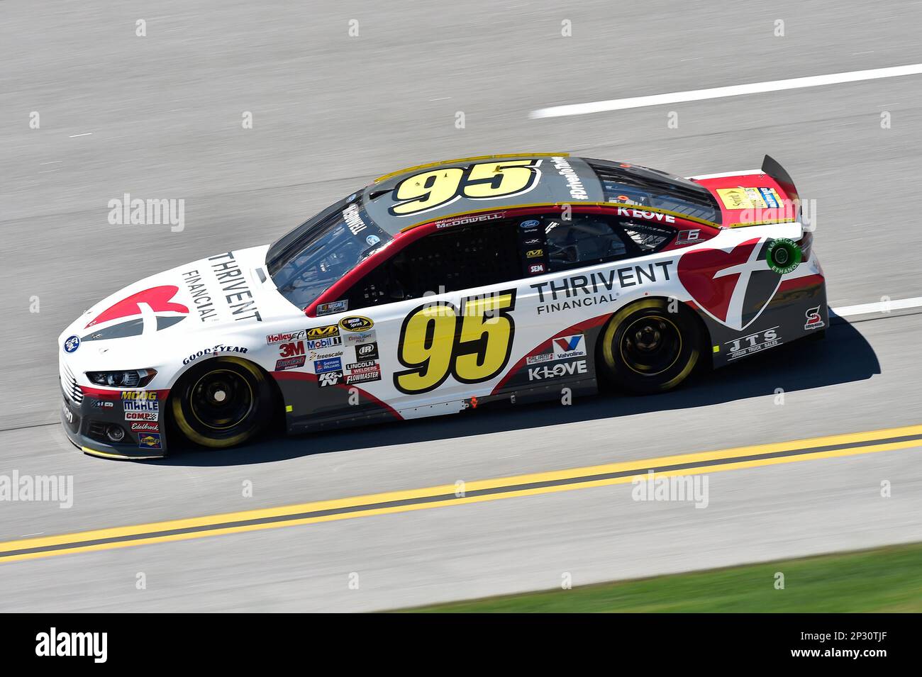Michael McDowell Leavine Family Racing (95) during practice for the ...