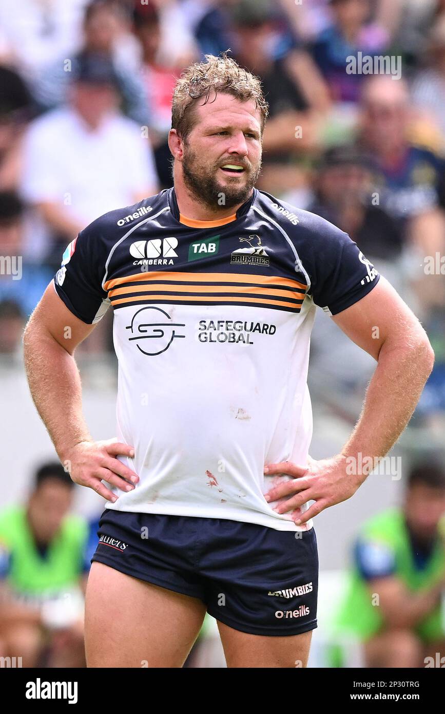 James Slipper of the Brumbies looks on during the Super Rugby Pacific ...