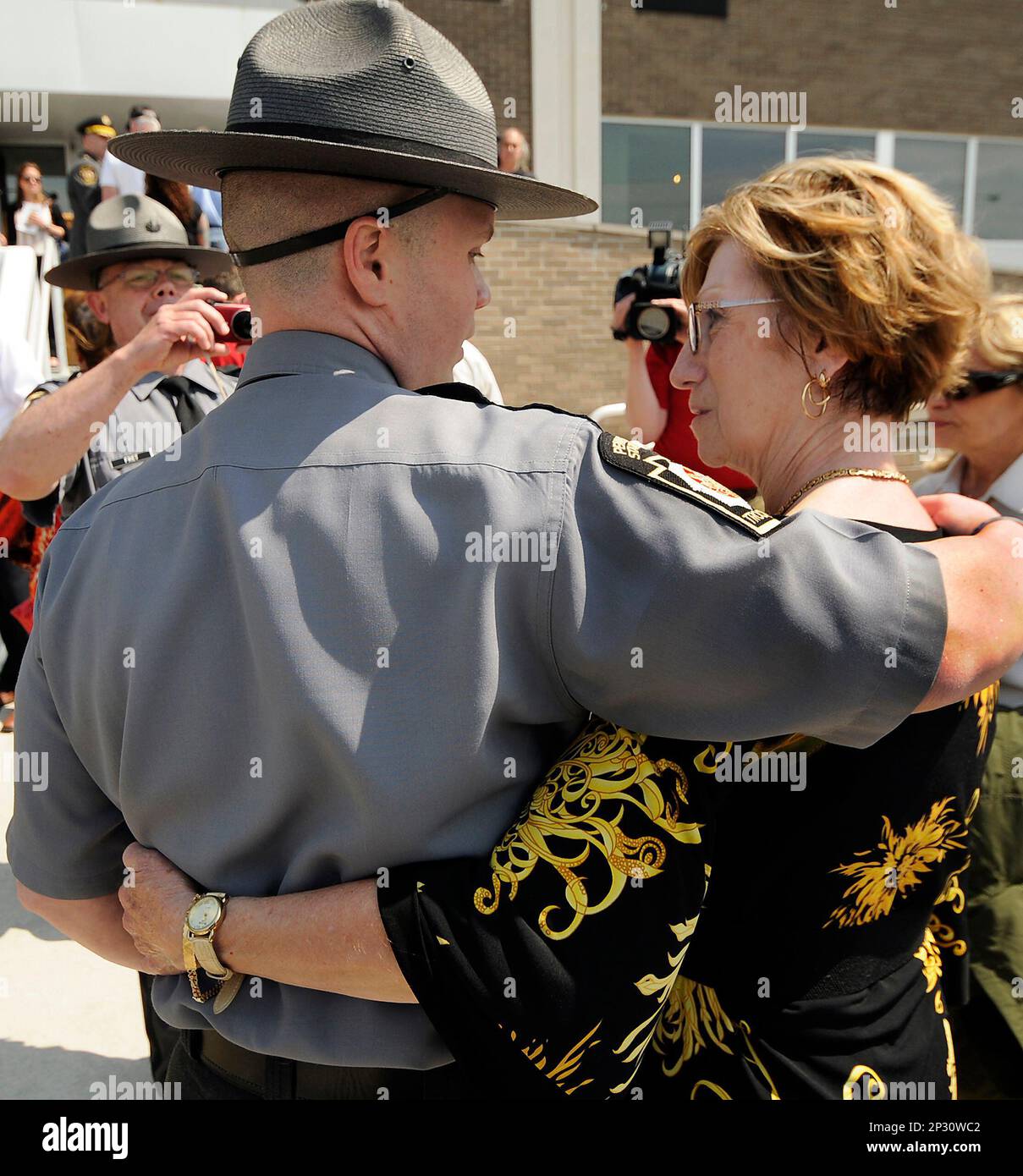 Pennsylvania State Police Trooper Alex Douglass of Olyphant, Pa ...