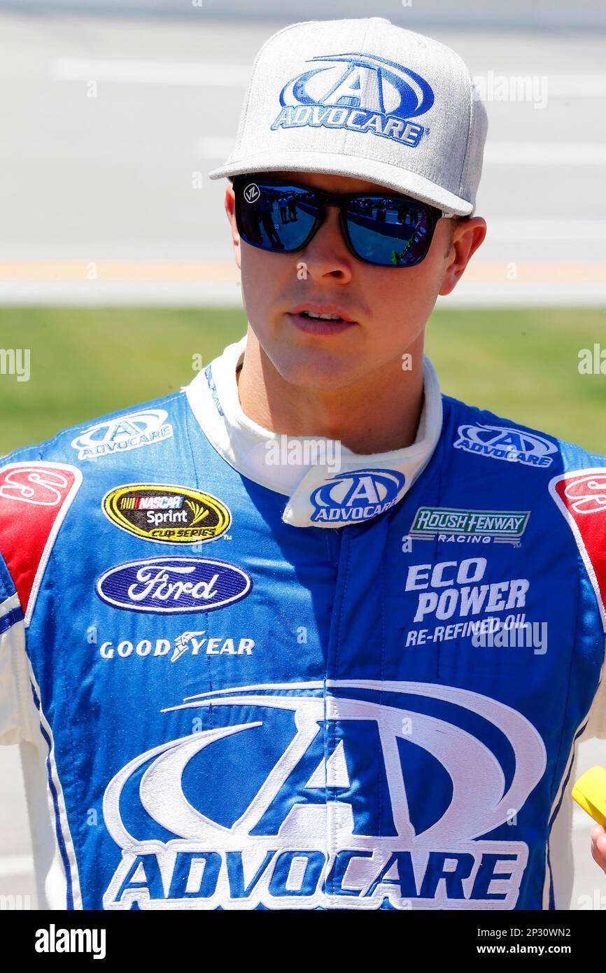Trevor Bayne during qualifying for the NASCAR Geico 500 auto race at ...