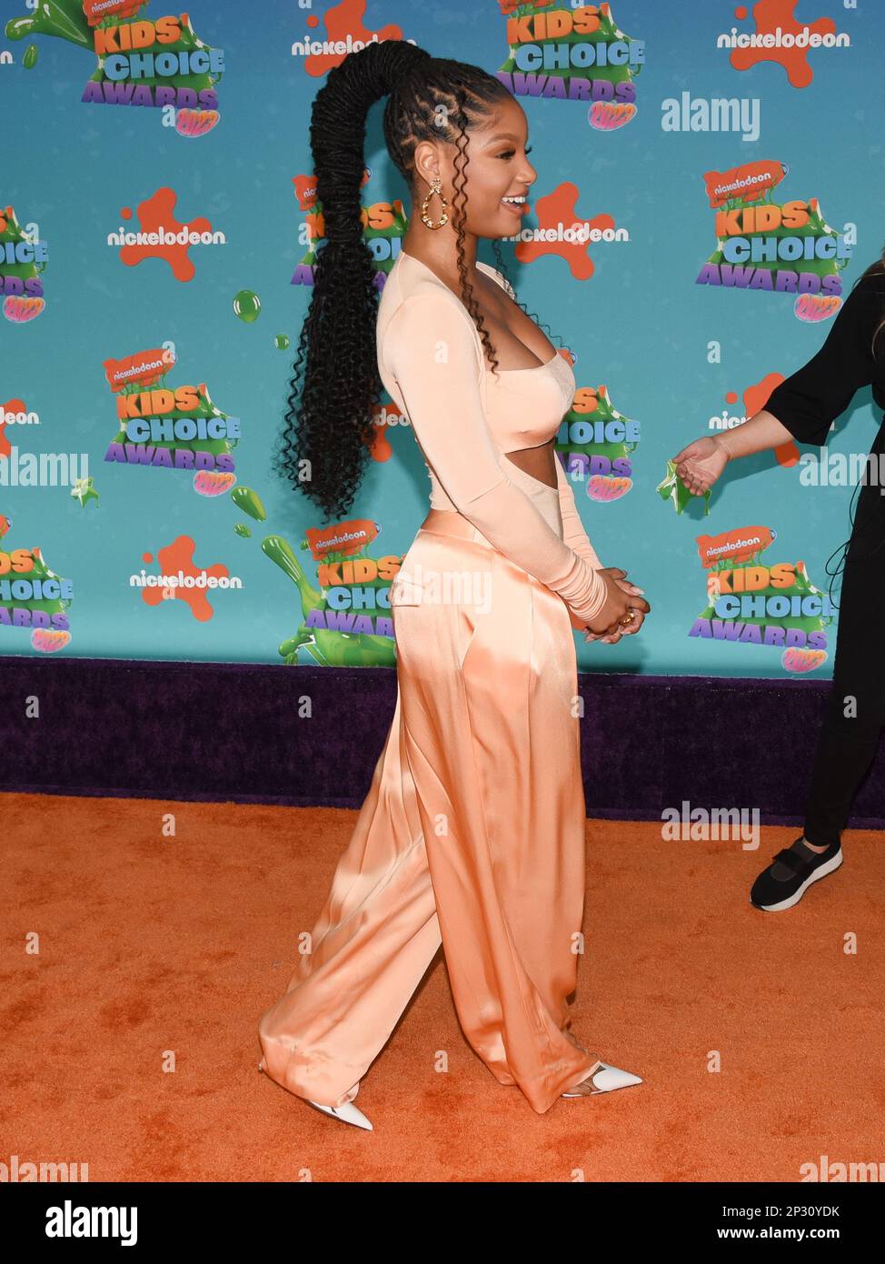 04 March 2023 - Los Angeles, California - Halle Bailey. Nickelodeon's 2023 Kids' Choice Awards ...