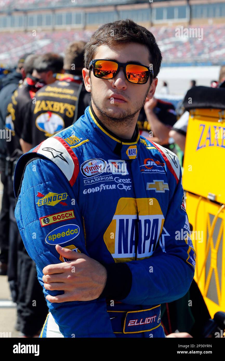 Chase Elliott during qualifying for the NASCAR Xfinity Series Winn ...