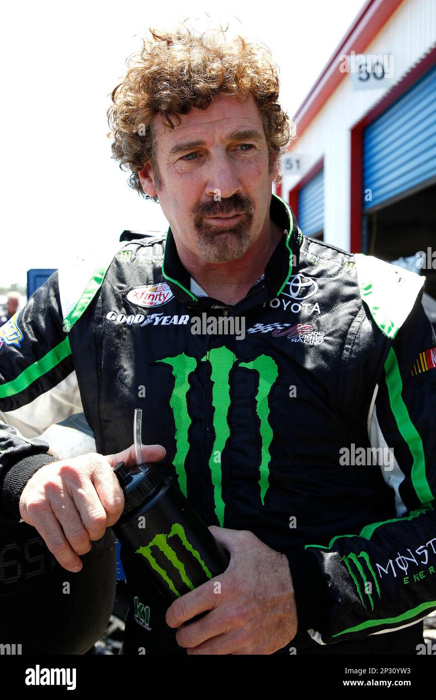 Boris Said, Monster Energy Toyota Camry during practice for the NASCAR ...