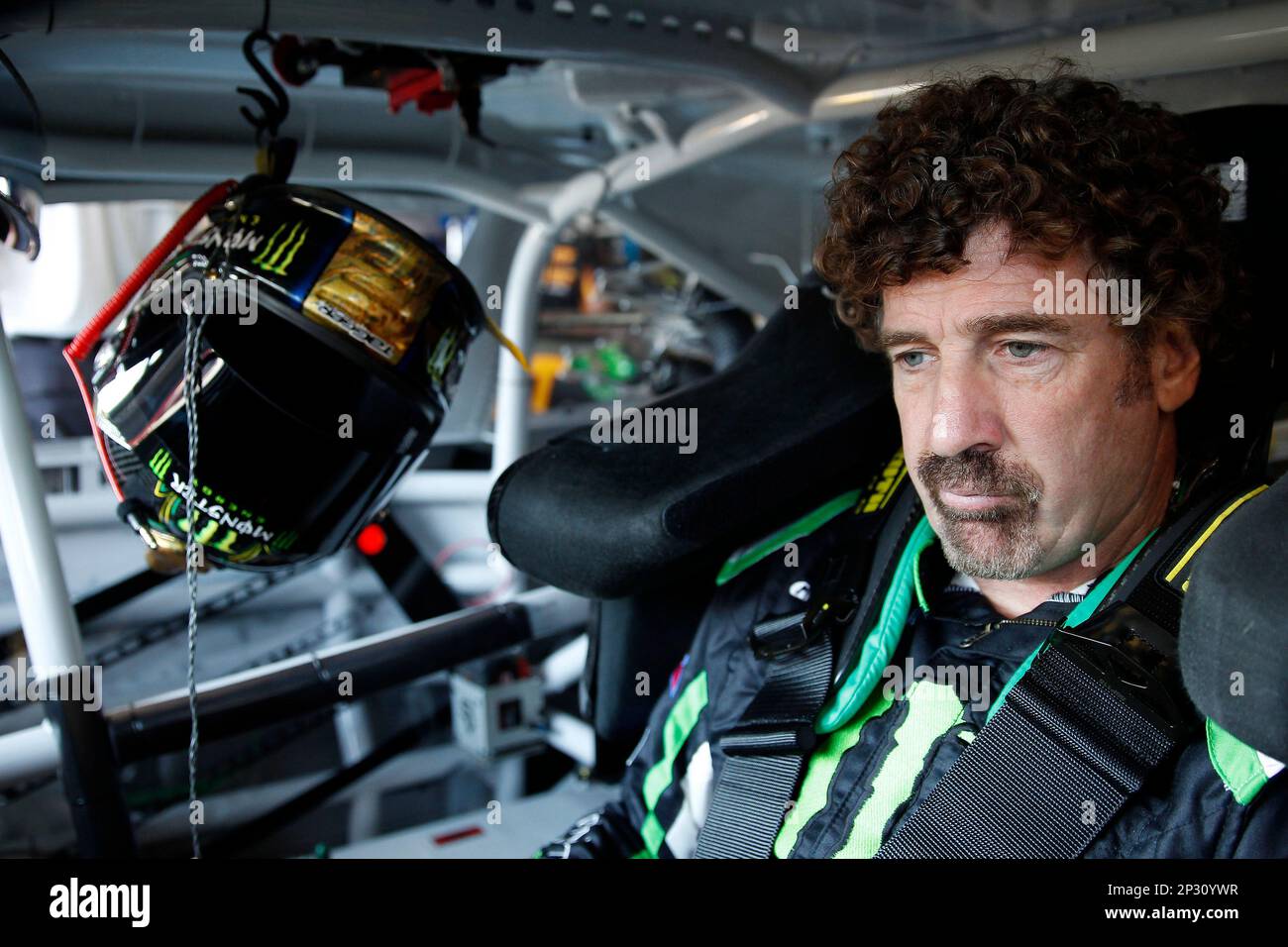 Boris Said, Monster Energy Toyota Camry during practice for the NASCAR ...