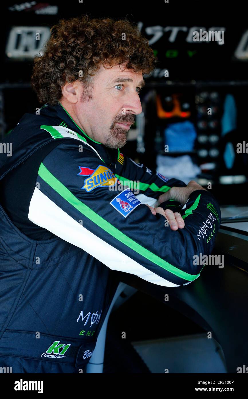 Boris Said, Monster Energy Toyota Camry during practice for the NASCAR ...