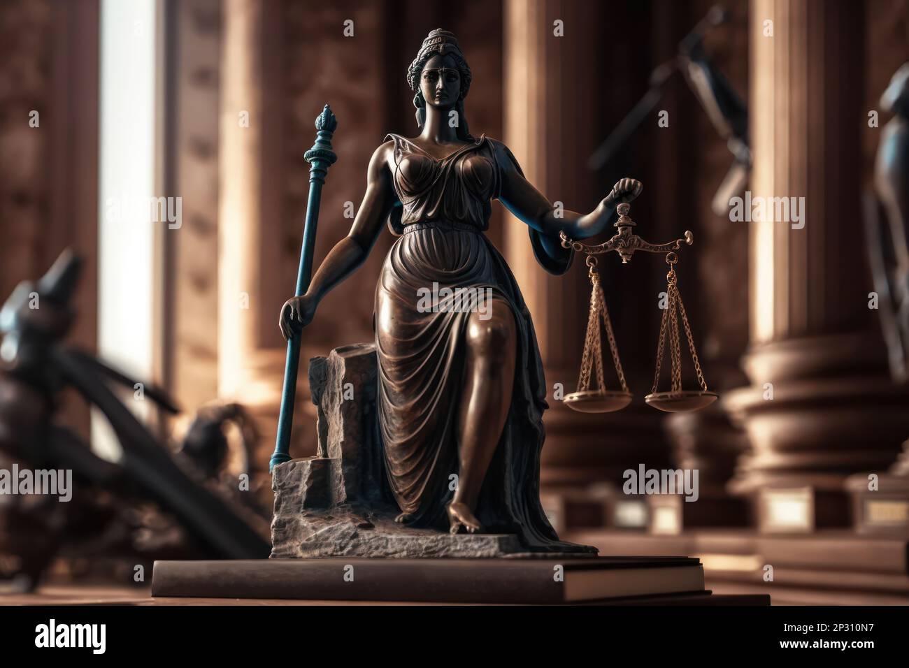 Statue greek themis hi-res stock photography and images - Alamy