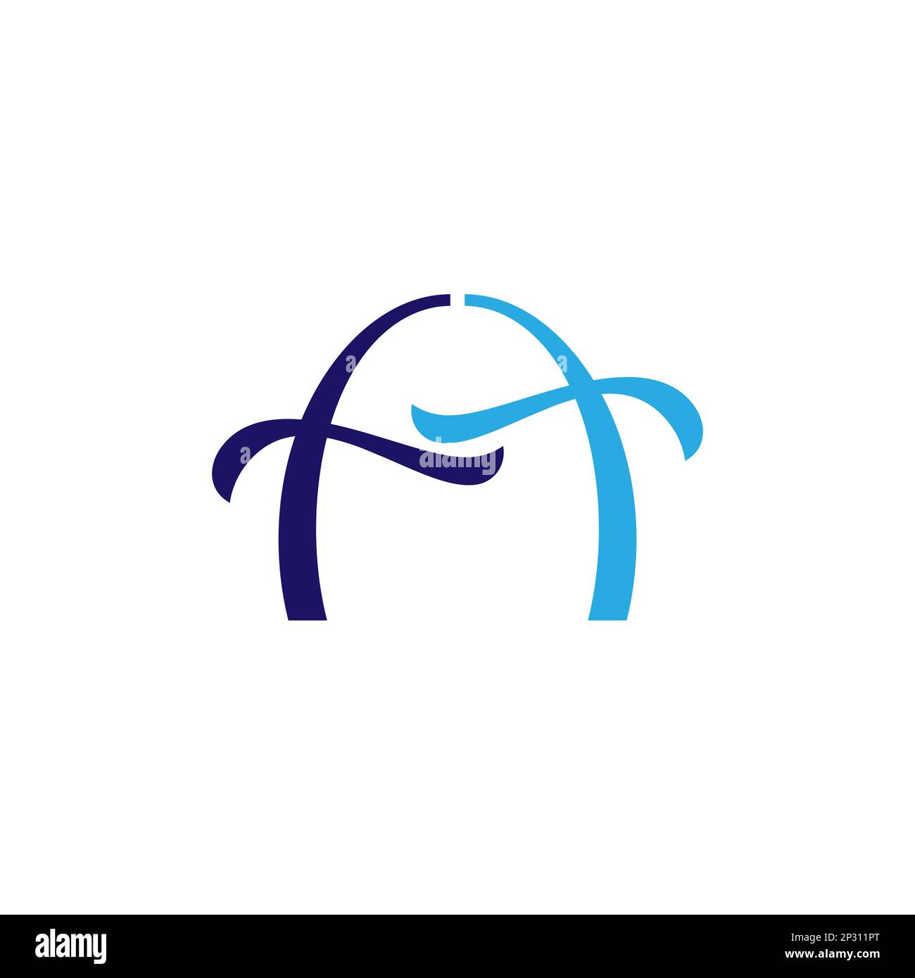 Letter A logo design combined, Latter A Alphabet logo design template ...