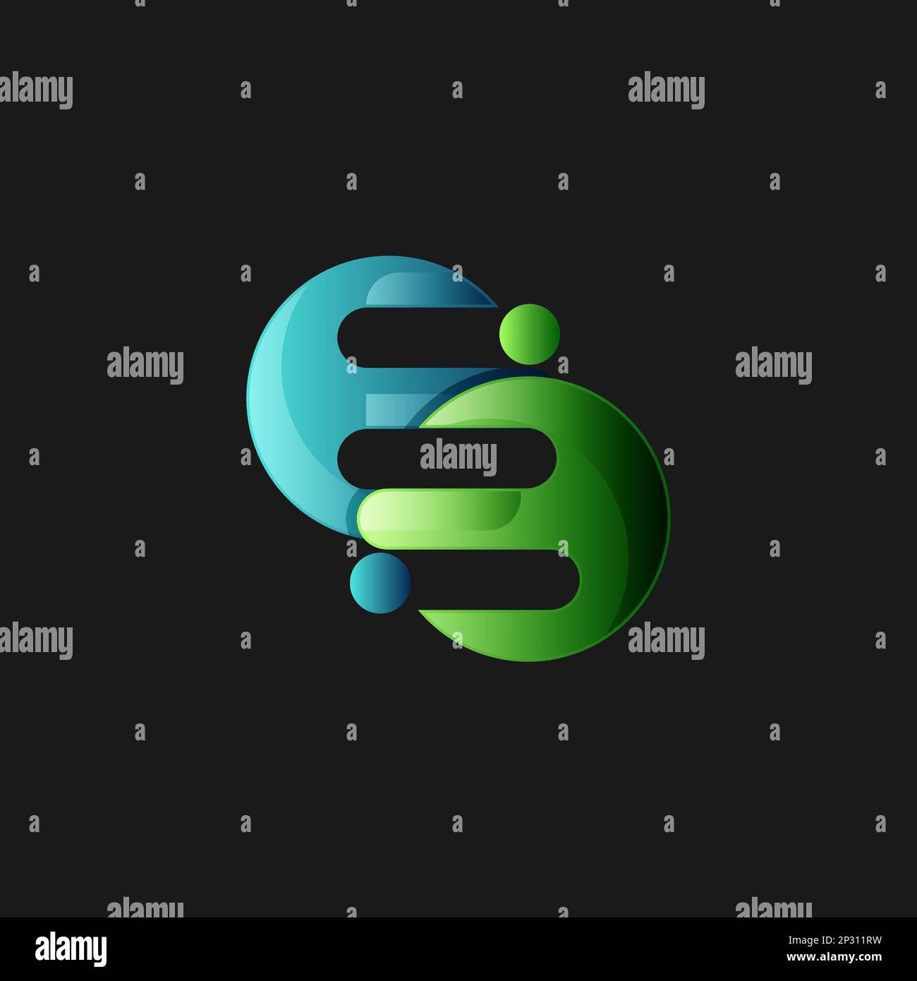 Colorful letter E logo vector template. Business corporate letter E ...