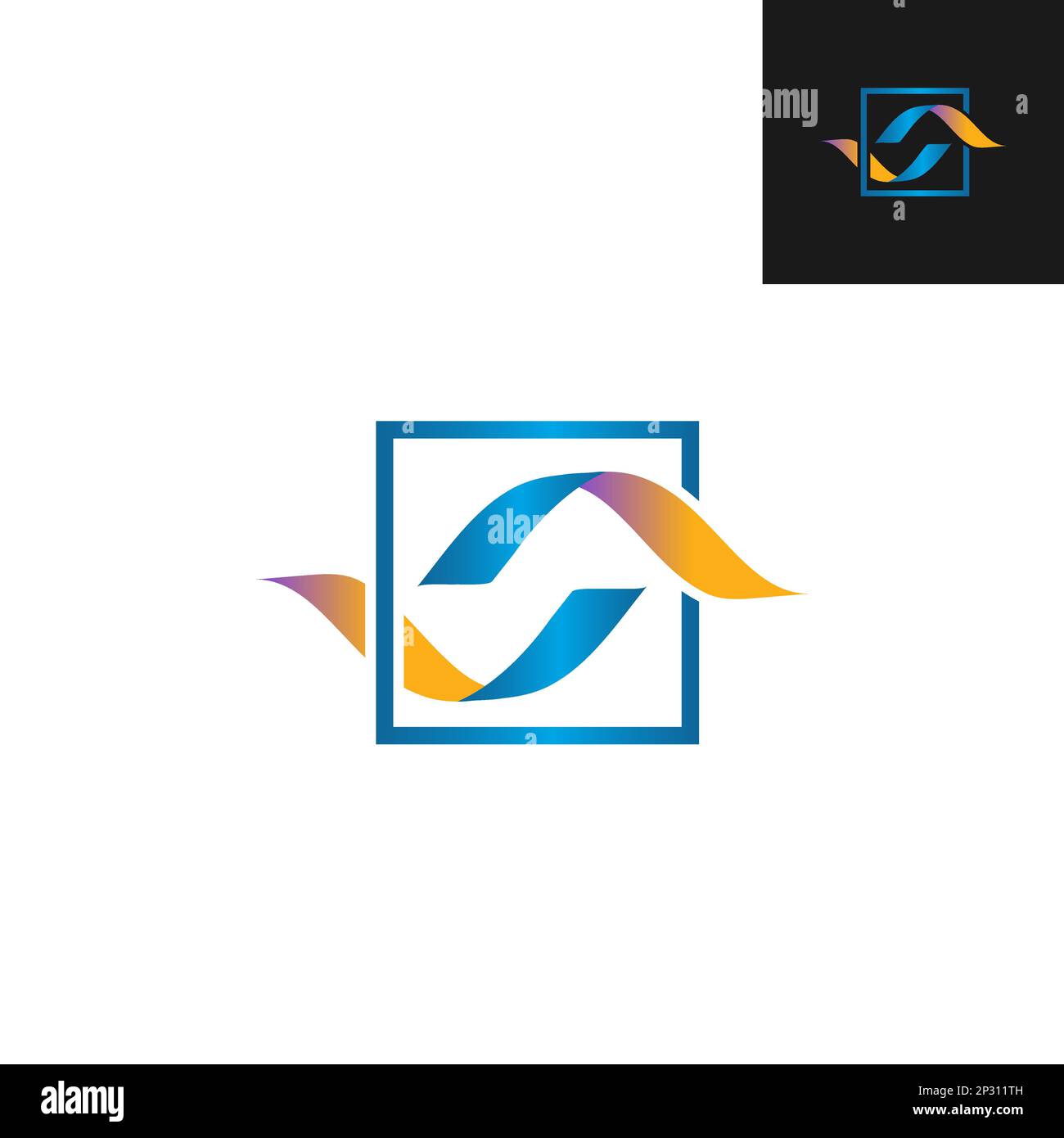 Rectangle logo hi-res stock photography and images - Alamy