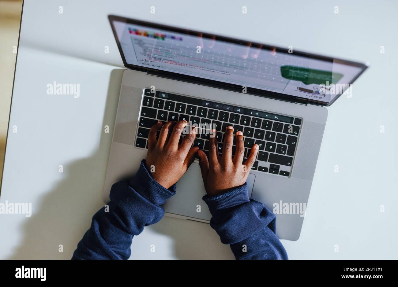 Black children computer class hi-res stock photography and images - Alamy