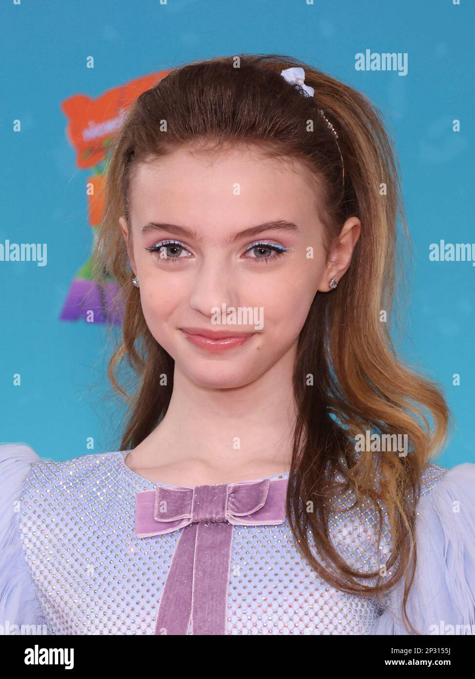 Juju Brener arrives at the Nickelodeon Kids' Choice Awards on Saturday ...