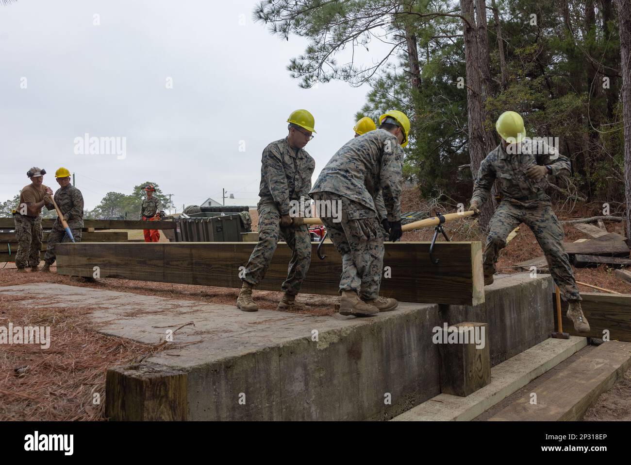 U.S. Marines with 8th Engineer Support Battalion, Combat Logistics ...