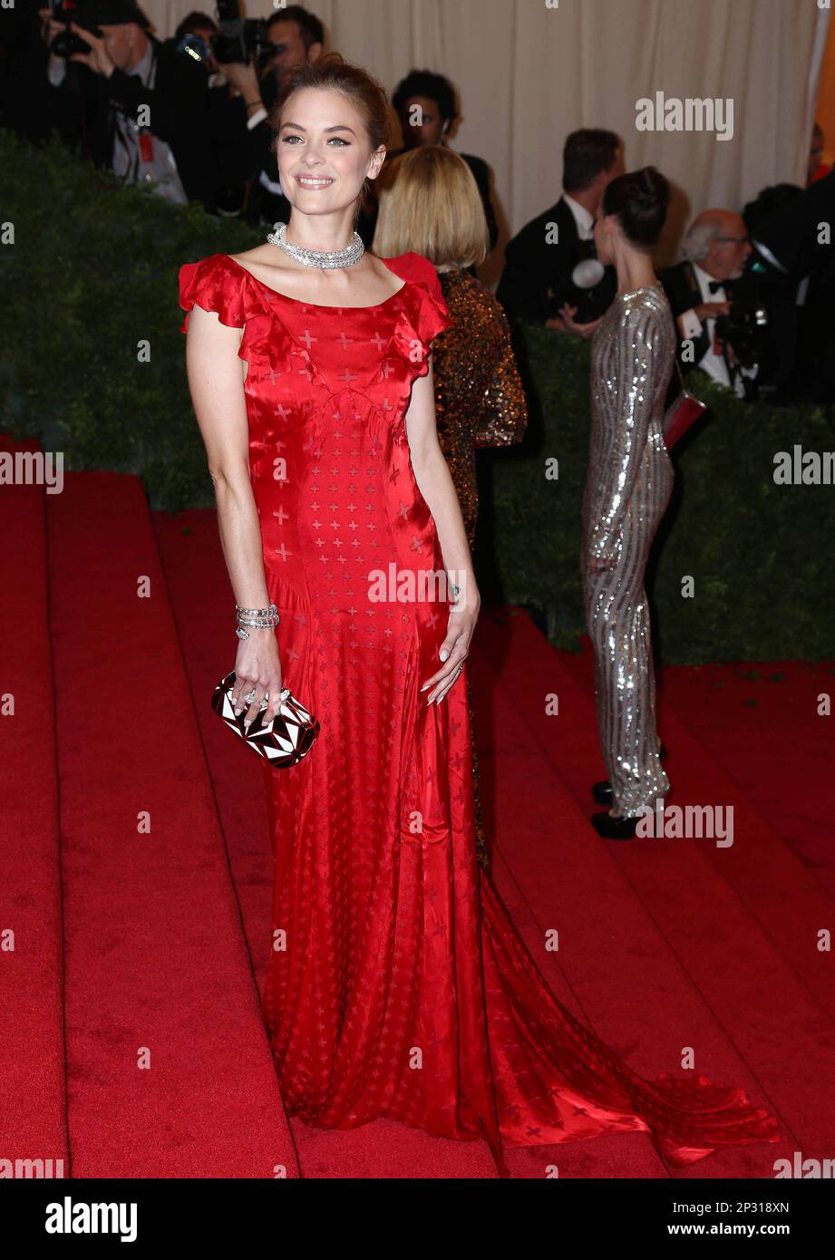 Jaime King arriving at the Costume Institute Benefit, held at the ...