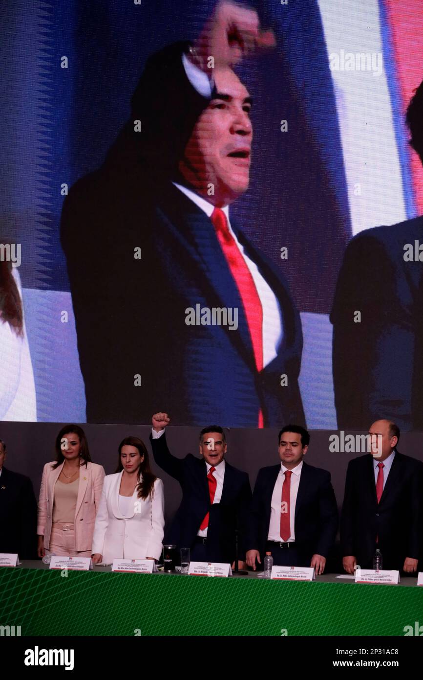 Mexico City, Mexico. 4th Mar, 2023. The president of the Institutional ...