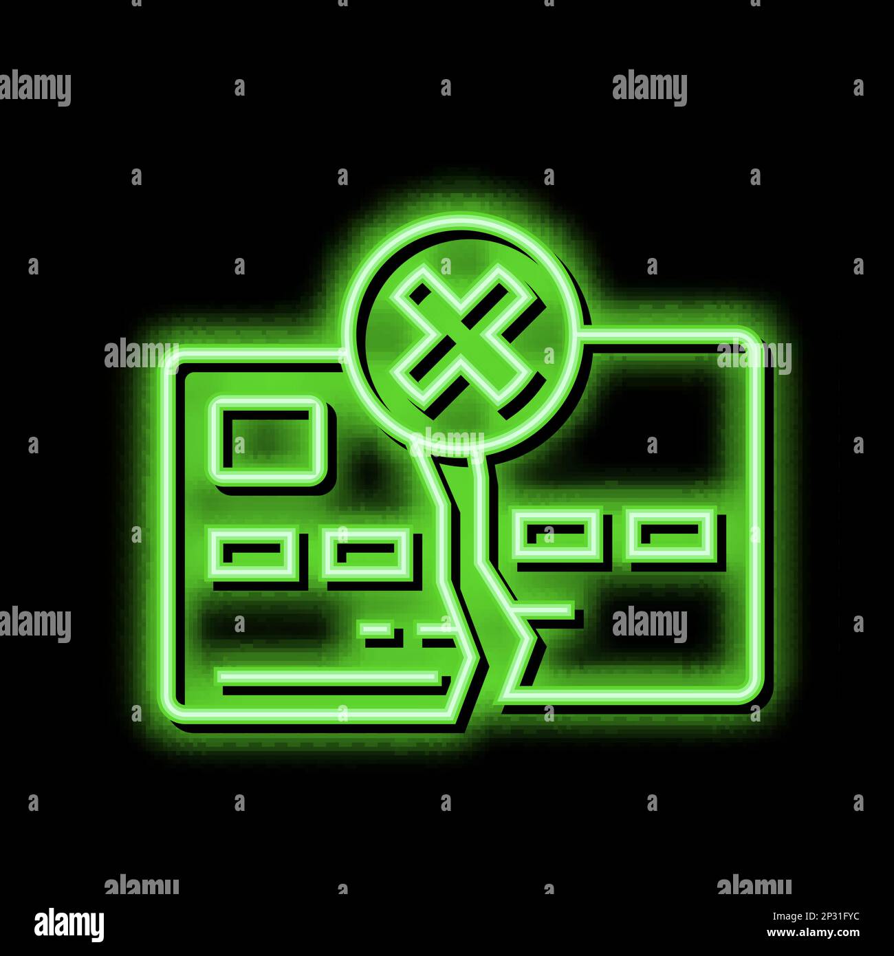 Damaged credit Stock Vector Images - Alamy