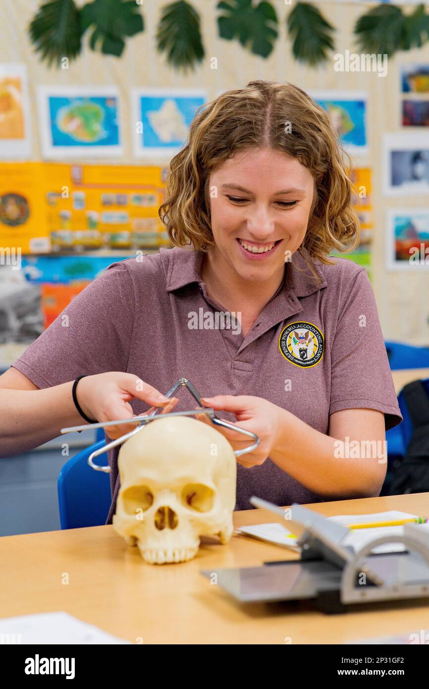 Kristin Bukovec, Forensic Anthropologist, an employee at the Defense ...
